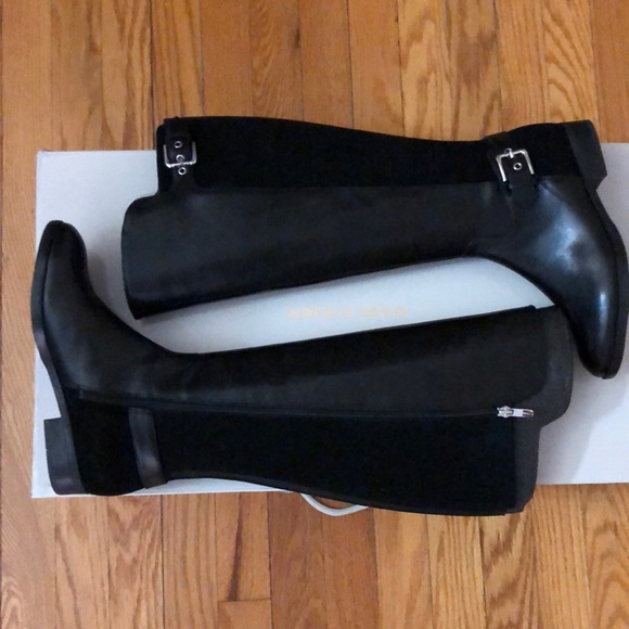 Marc Fisher | Shoes | Marc Fisher Black Leather Damsel Boots | Poshmark